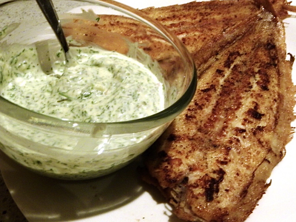 Sliptong met remoulade-achtige saus - Eetplezier & Meer